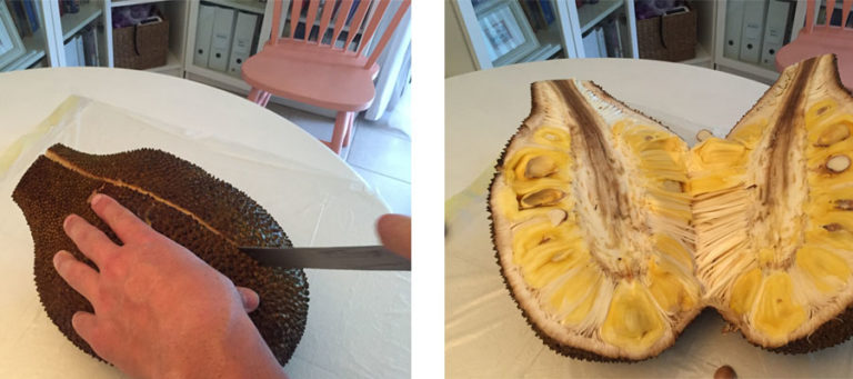 How To Cut Up A Whole Jackfruit | Green Physique Wellness Blog